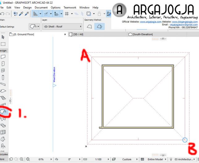 Menampilkan Rangka Atap pada Archicad 9 – Argajogja's Blog