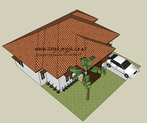 Video Tutorial Pembuatan Berbagai Model Atap Dengan Sketchup 8 ...