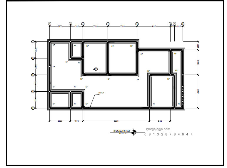 Contoh Gambar Kerja Atap Miring Satu Sisi Ukuran 8×15: Merencanakan ...