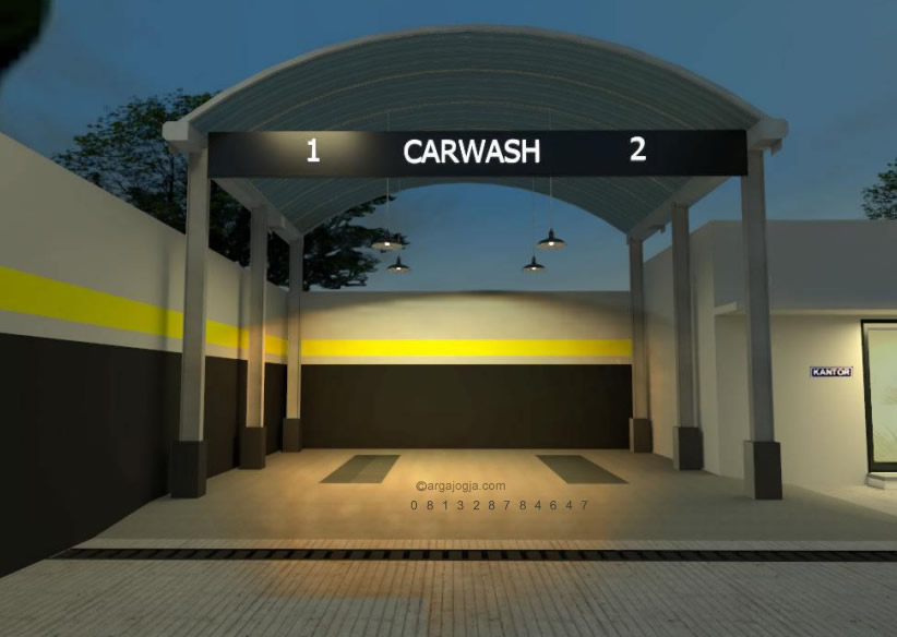 Membangun SPBU Masa Depan: Desain 3D untuk Lahan 1000 Meter Persegi ...