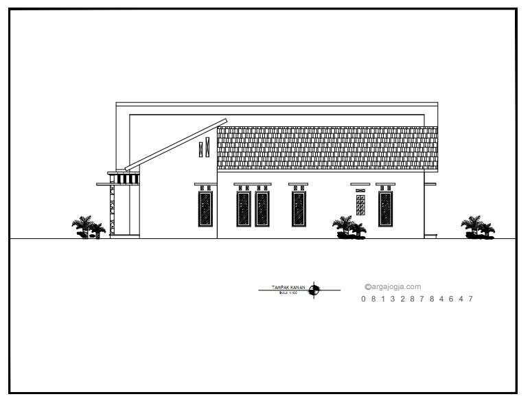 Contoh Gambar Kerja Atap Miring Satu Sisi Ukuran 8×15: Merencanakan Kemewahan dalam Detail ...