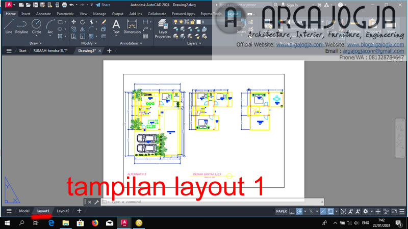 Cara Membuat Kop di Layout AutoCAD 2024 – Argajogja's Blog