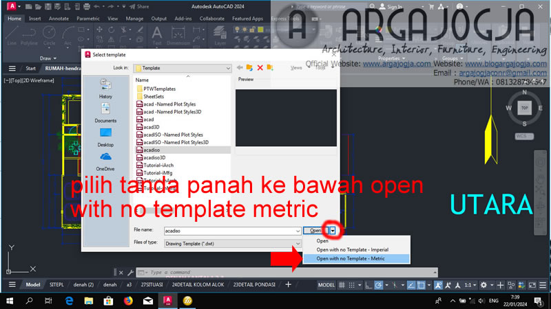 Cara Cepat Membuat File Baru AutoCAD 2024 Tanpa Keluar dari File Lama ...