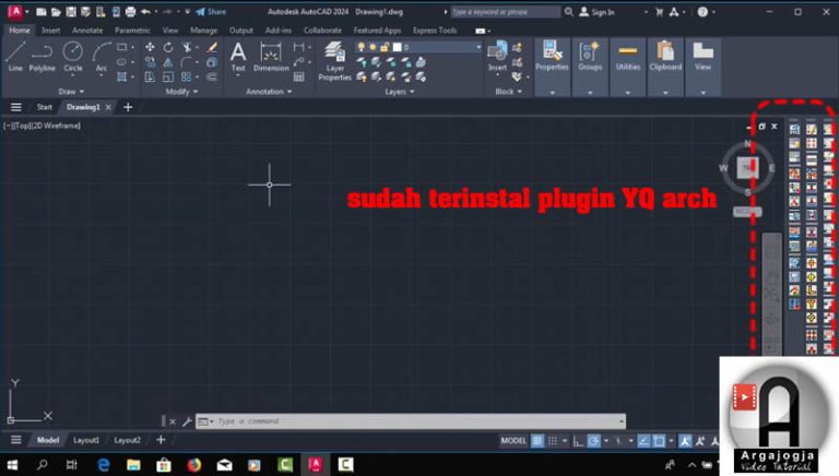 Video Tutorial AutoCAD 2024 Cara Menggunakan Plugin YQ arch Available Now! – Argajogja's Blog